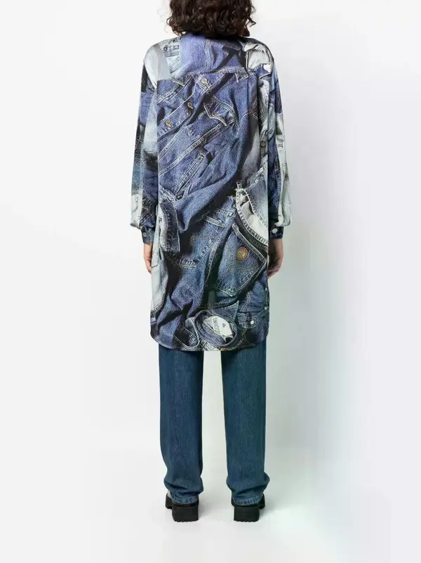 Moschino Graphic Print Long-sleeve Shirt