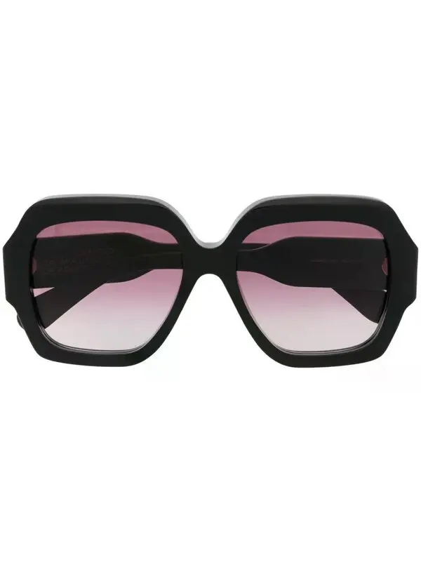 Chloé Oversize Square-frame Sunglasses - Black