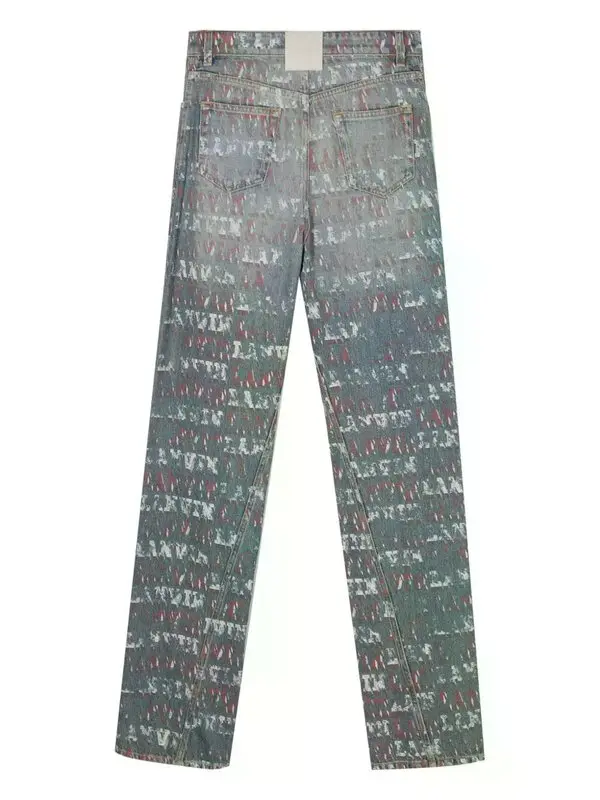 LANVIN X Future Mid-rise Straight Leg Jeans