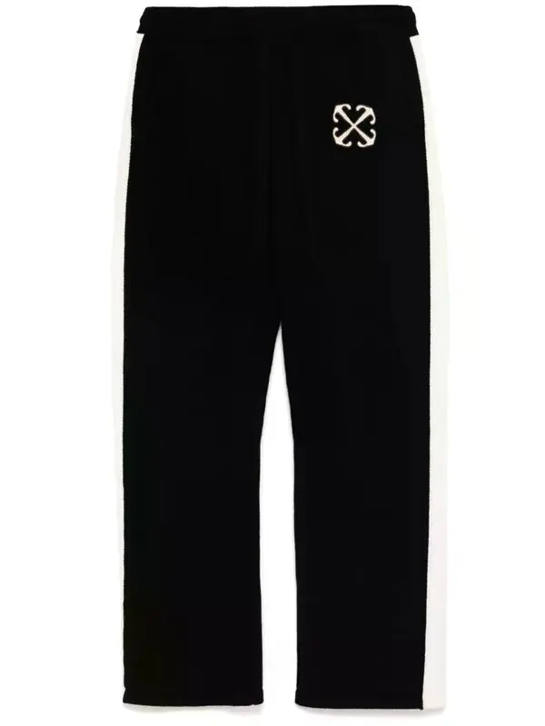 Off-White Knitted Sweatpants - Black