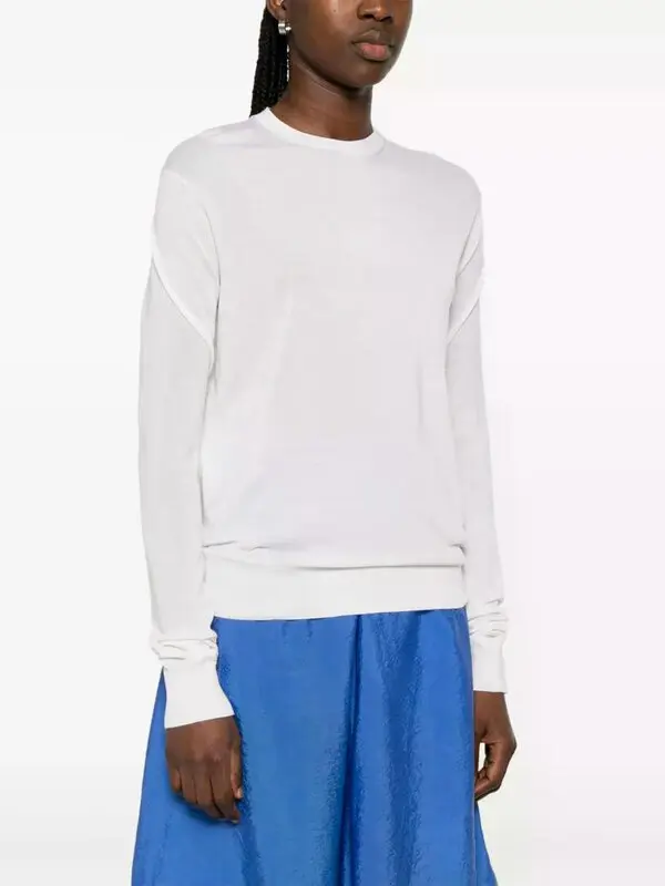 TOTEME Crew Neck Long Sleeve Top
