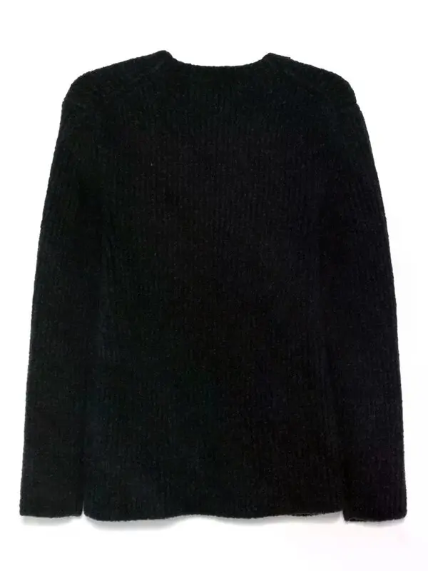 AUTRY Ribbed Crew Neck Pullover