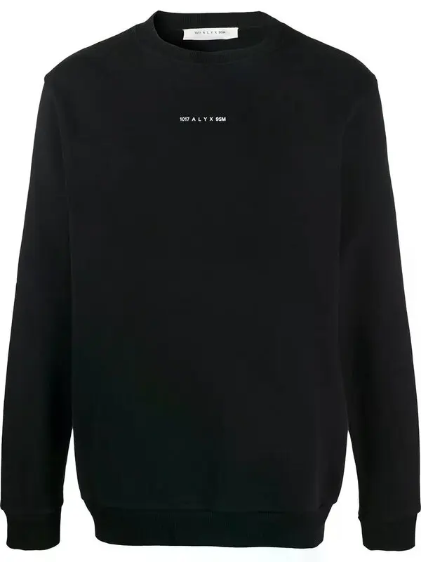 1017 Alyx 9sm Logo Graphic Print Sweatshirt - Black