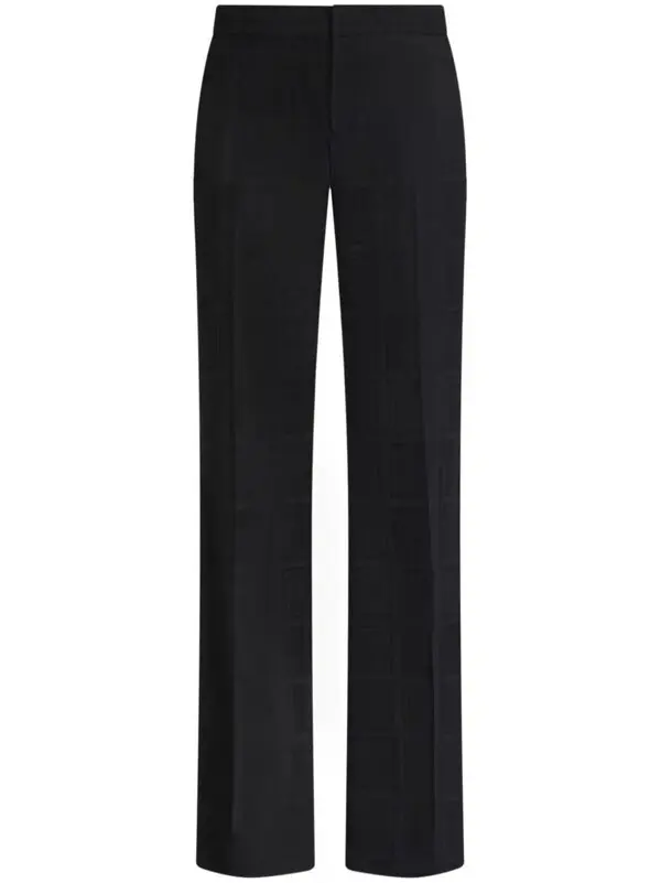 Etro Virgin Wool Straight-leg Trousers