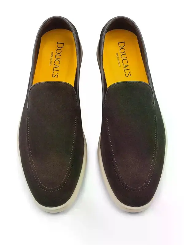 DOUCAL'S Suede Slip-on Loafers