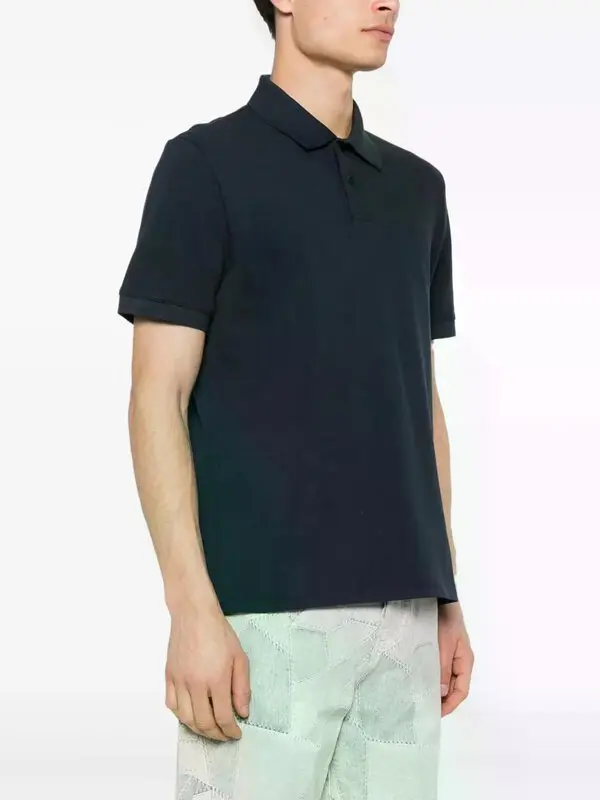 Just Cavalli Piqué-weave Polo Shirt - Blue