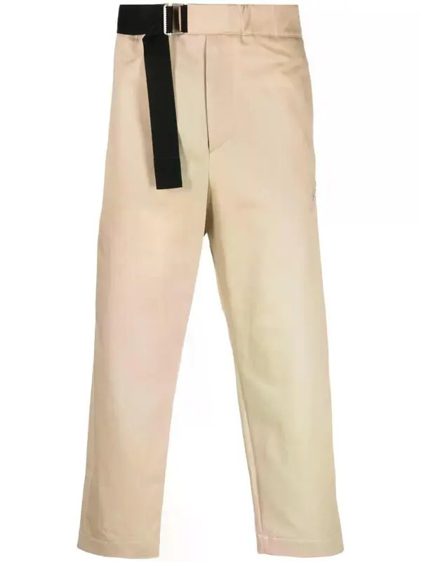 OAMC Side Buckle-fastening Trousers In Sand Beige