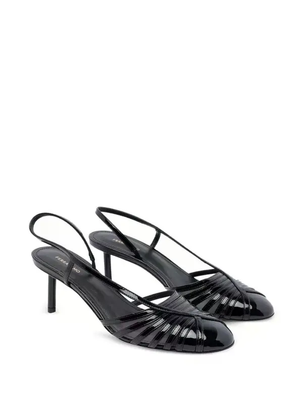 FERRAGAMO Strappy Decolleté Pumps