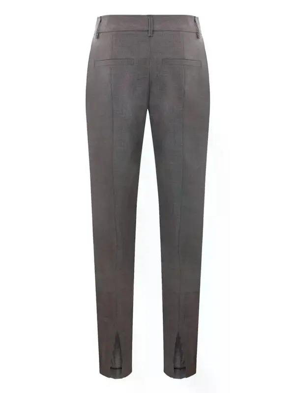 Brunello Cucinelli Mélange-effect Tailored Trousers
