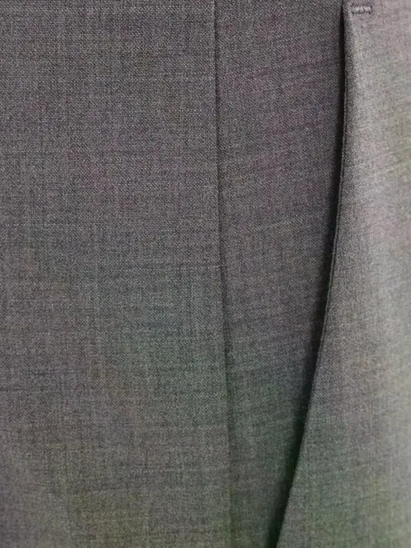 Brunello Cucinelli Mélange-effect Tailored Trousers