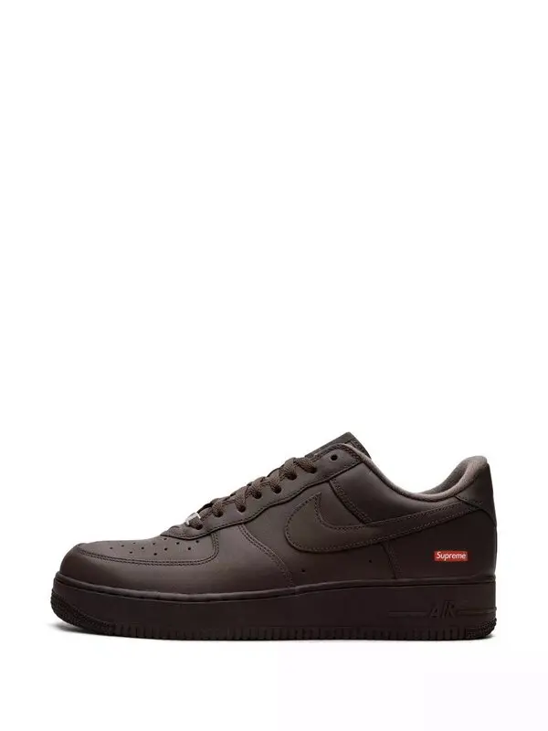 Nike X Supreme Air Force 1 Low Top Lace Up Sneakers