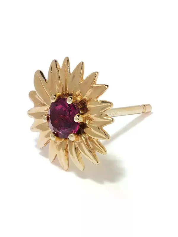 AURÉLIE BIDERMANN 18kt Yellow Rhodolite Single Earring