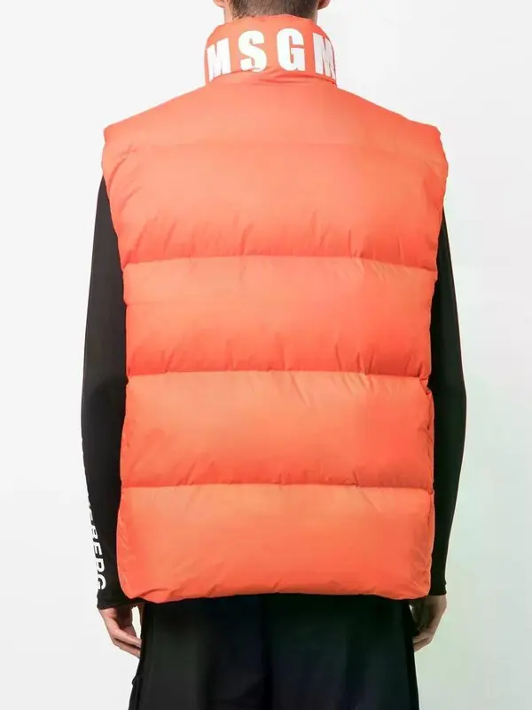 MSGM Padded Zip Gilet
