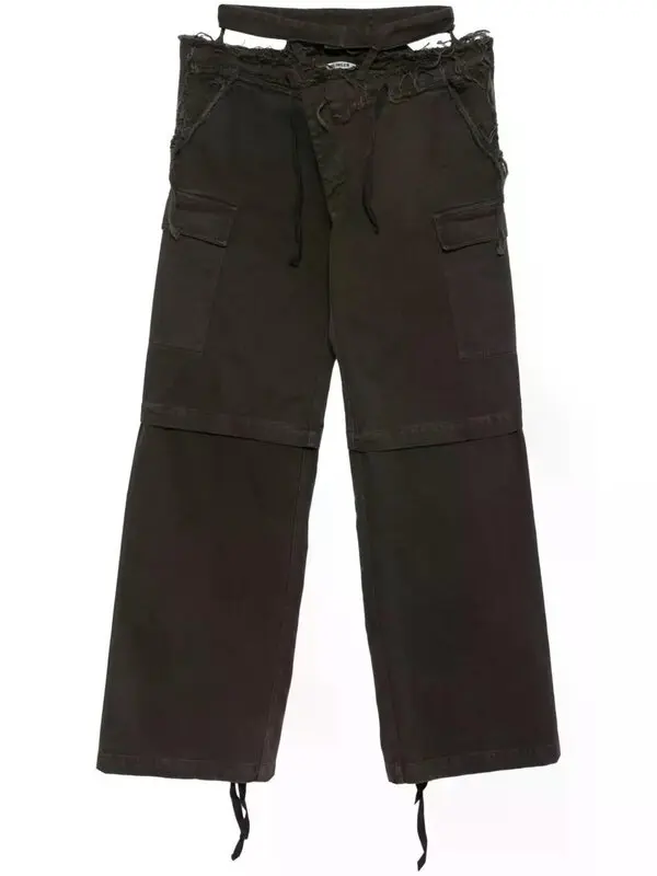 Ottolinger Wide-leg Cargo Trousers Cedar
