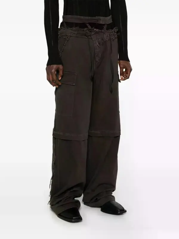 Ottolinger Wide-leg Cargo Trousers Cedar