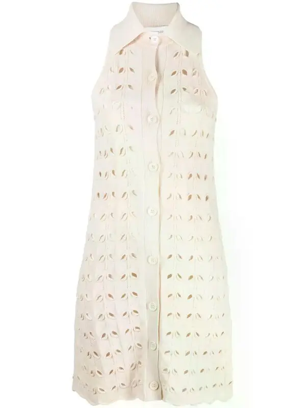 Sportmax Rivolo Crochet Short Dress
