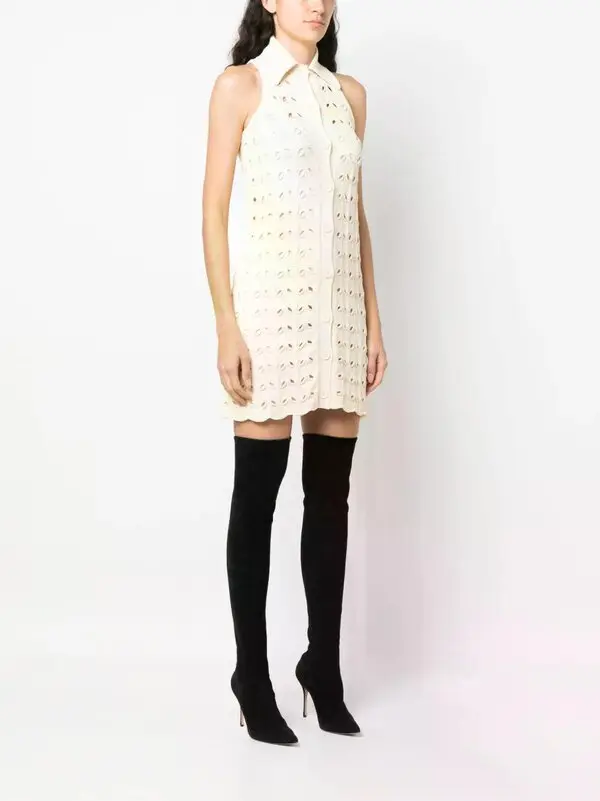 Sportmax Rivolo Crochet Short Dress