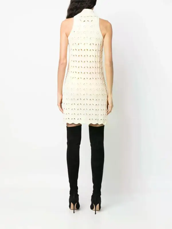 Sportmax Rivolo Crochet Short Dress