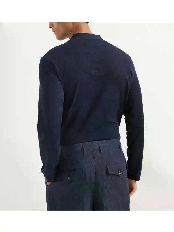 Brunello Cucinelli Long-sleeve Polo Shirt