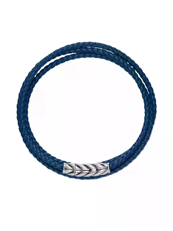 David Yurman Sterling Chevron Triple Bracelet