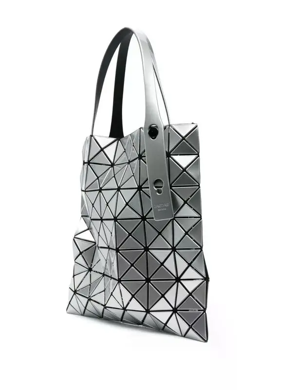 Issey Miyake Prism Metallic-finish Tote Bag - Silver