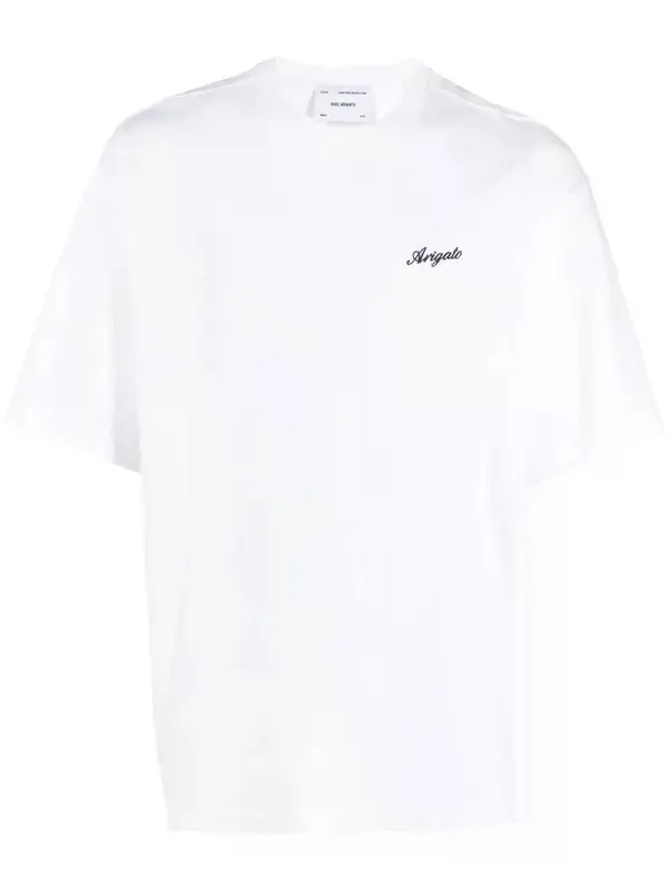Axel Arigato Logo-embroidered T-shirt - White