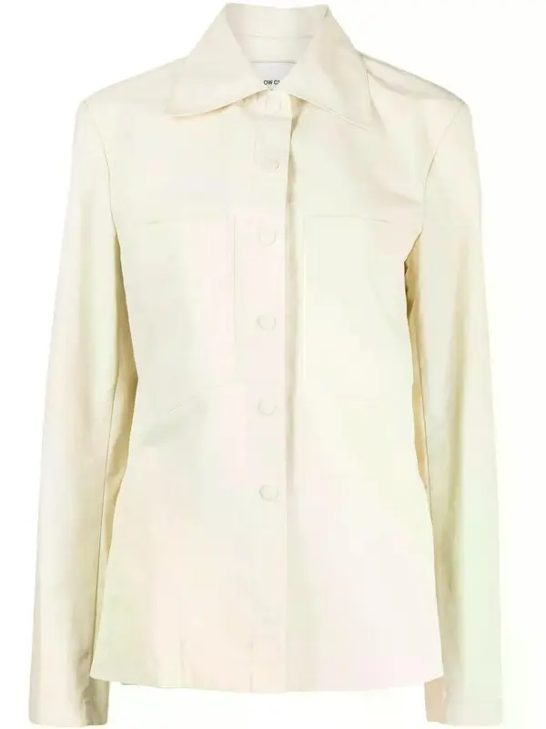 LOW CLASSIC Linen Blend Long-sleeved Jacket