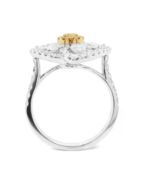 HYT JEWELRY 18kt White Gold Diamond Ring