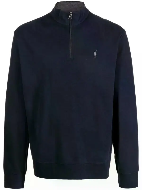 Polo Ralph Lauren Jersey Quarter-zip Pullover - Blue
