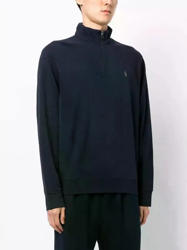 Polo Ralph Lauren Jersey Quarter-zip Pullover - Blue