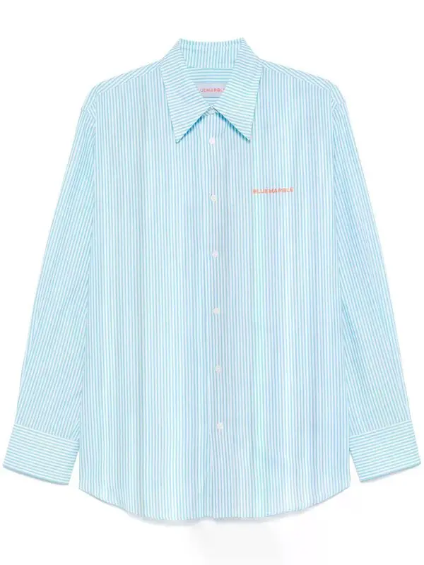 BLUEMARBLE Striped Poplin Shirt