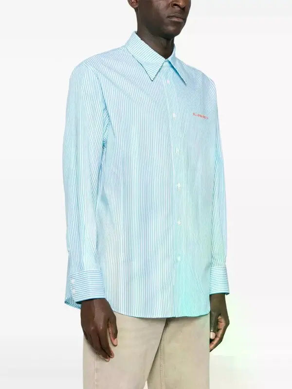 BLUEMARBLE Striped Poplin Shirt