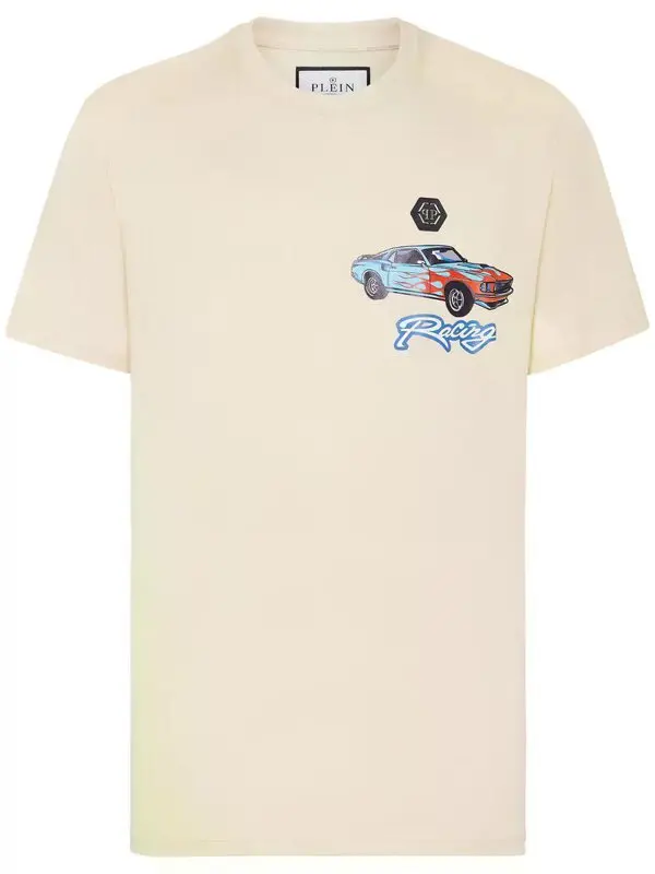 Philipp Plein Cars Racing T-shirt - Neutrals