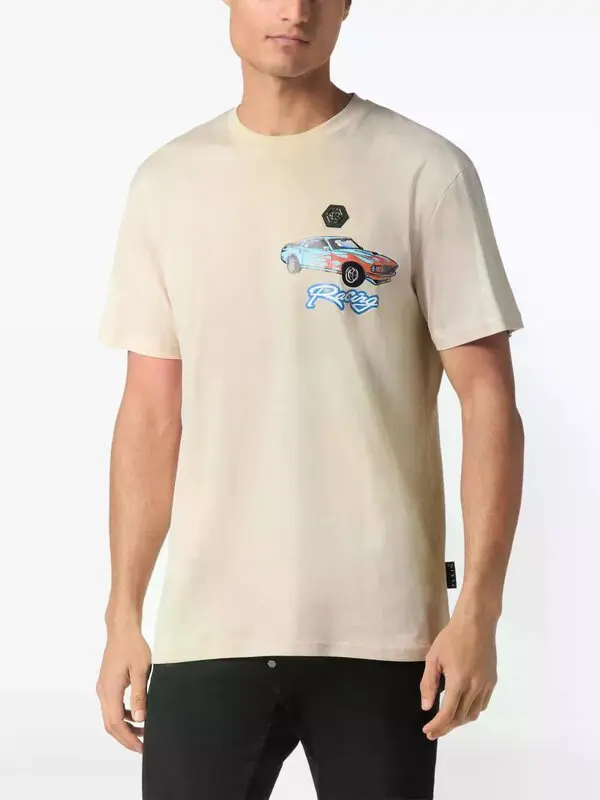 Philipp Plein Cars Racing T-shirt - Neutrals