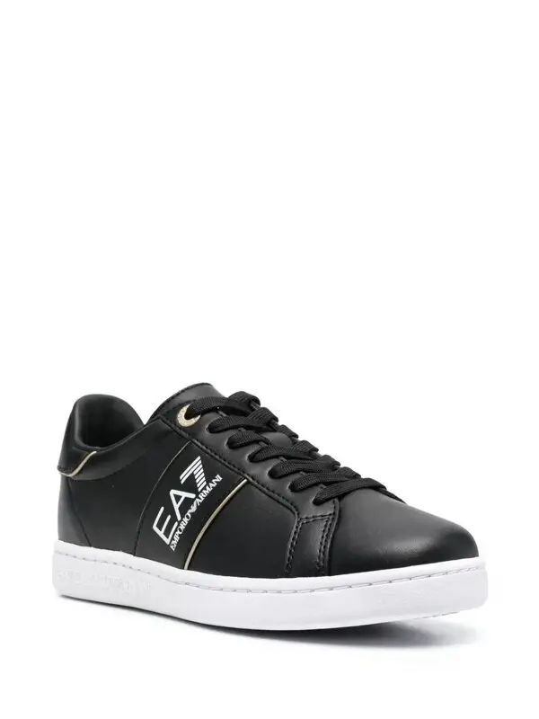 EA7 Leather Sneakers