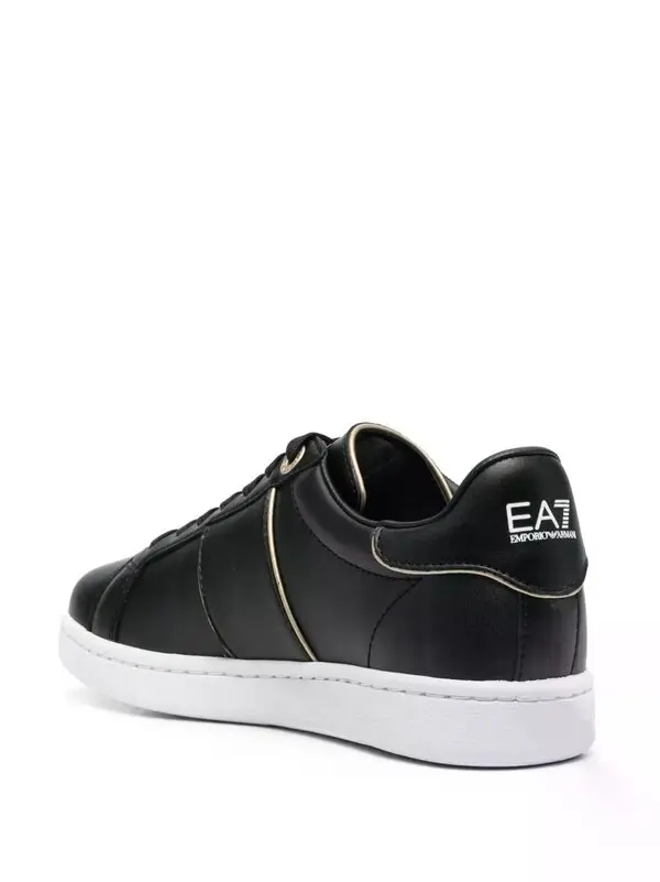 EA7 Leather Sneakers