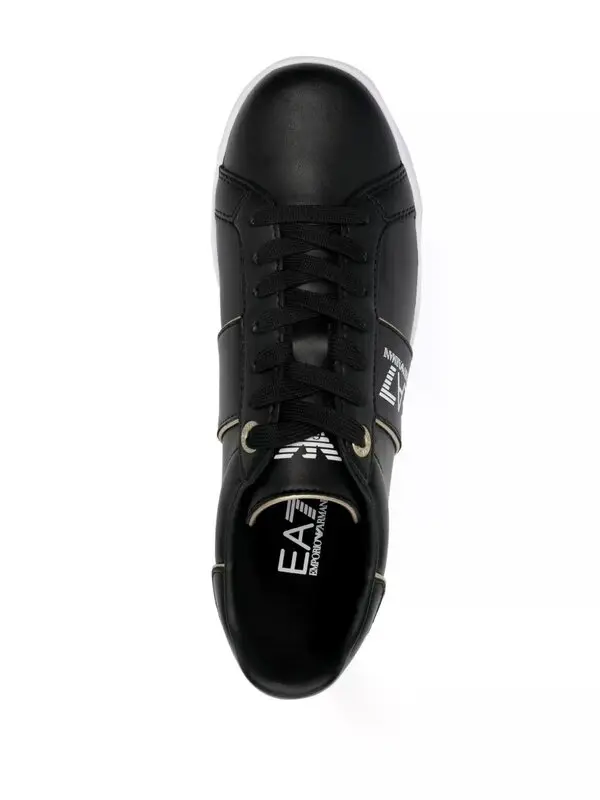 EA7 Leather Sneakers