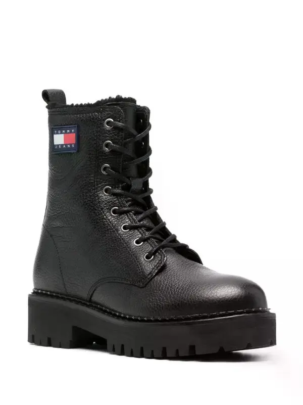 Tommy Hilfiger Leather Lace-up Boots