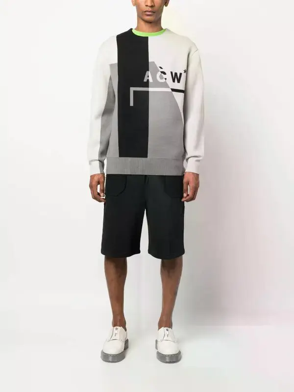 A-COLD-WALL* Logo Patch Bermuda Shorts - Black