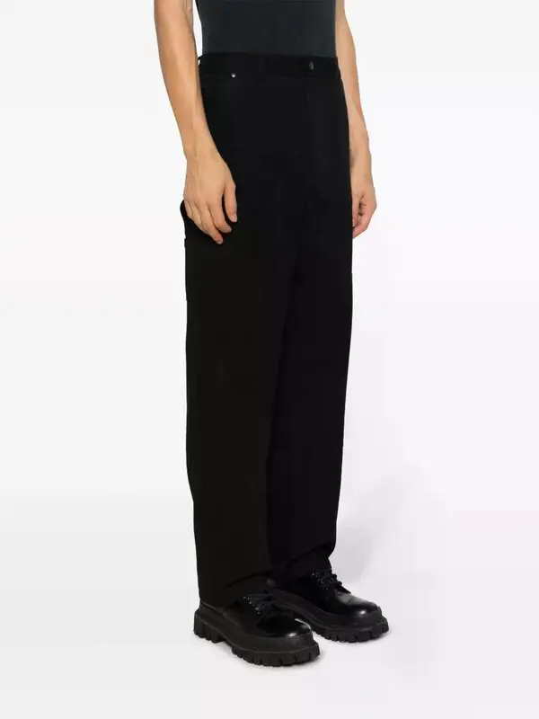 Moncler Embroidered Logo Cotton Track Pants