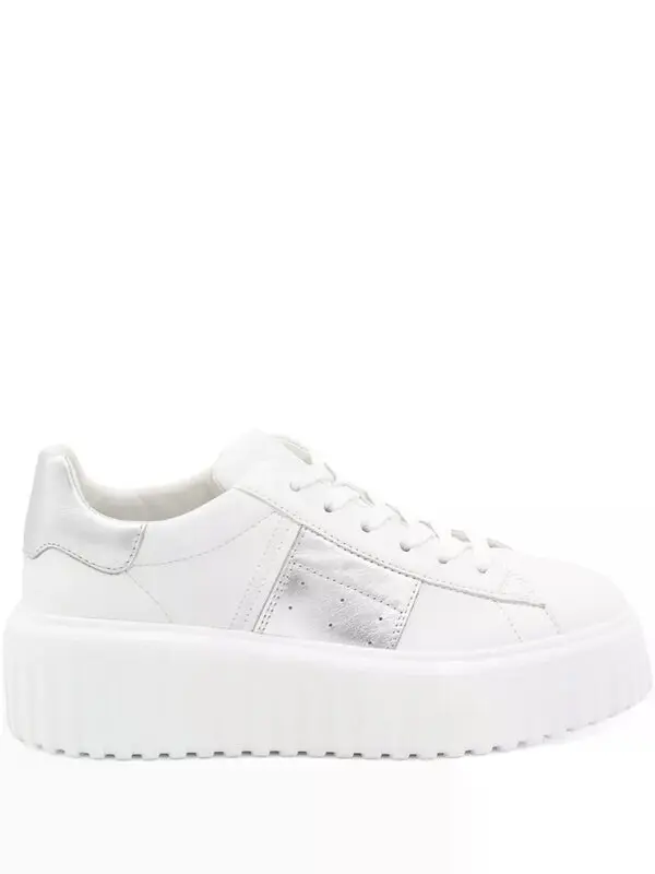 Hogan Leather Platform Sneakers