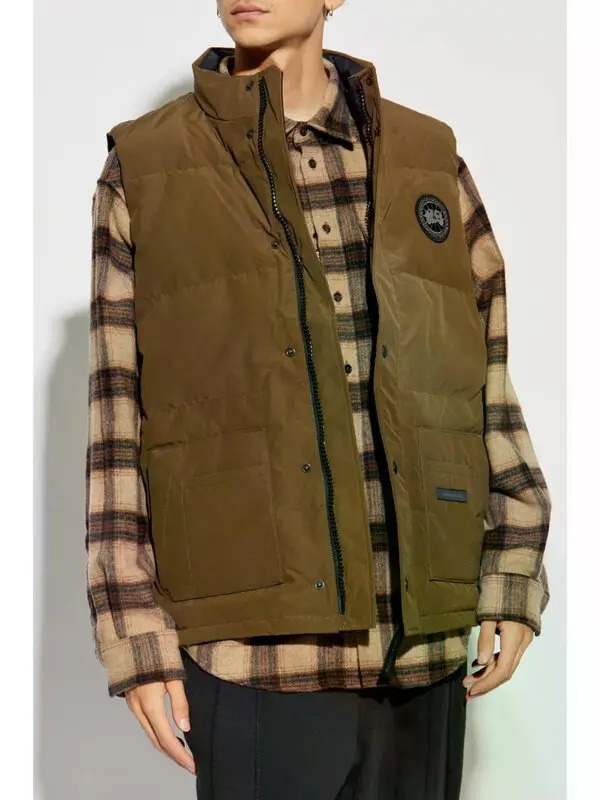 Canada Goose Logo Patch Puffer Gilet