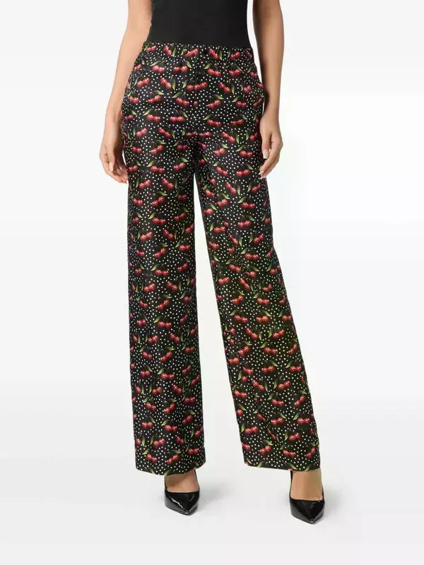 Philipp Plein Graphic Print Straight-leg Trousers