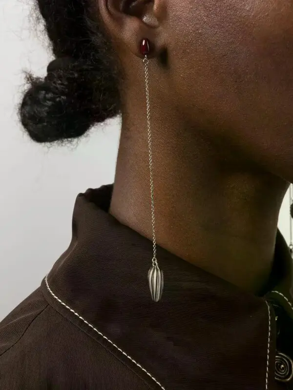 LEMAIRE Bead-embellished Drop Earrings