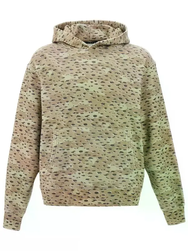 STAMPD Camo Leopard-print Hoodie - Neutrals