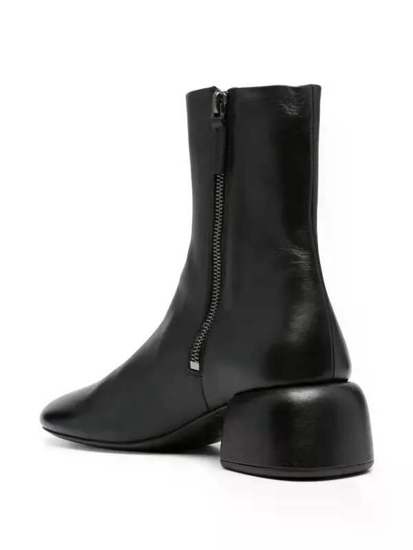 Marsèll 50mm Leather Ankle Boots - Black