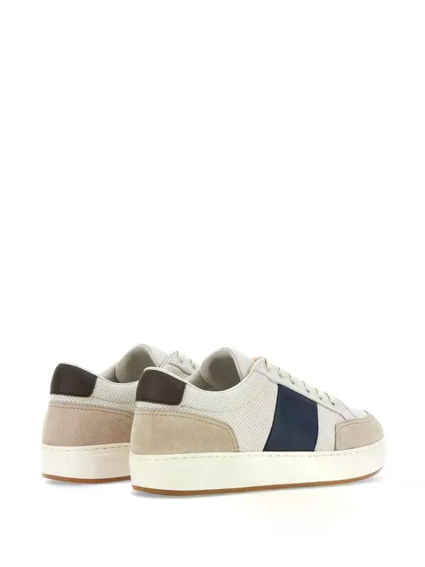 Hogan Paneled Lace-up Sneakers - Neutrals