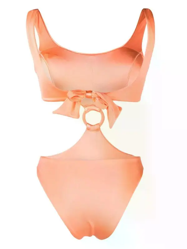 NOIRE SWIMWEAR Cut-out Detail Swimsuit - Orange