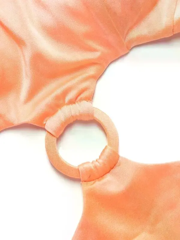 NOIRE SWIMWEAR Cut-out Detail Swimsuit - Orange