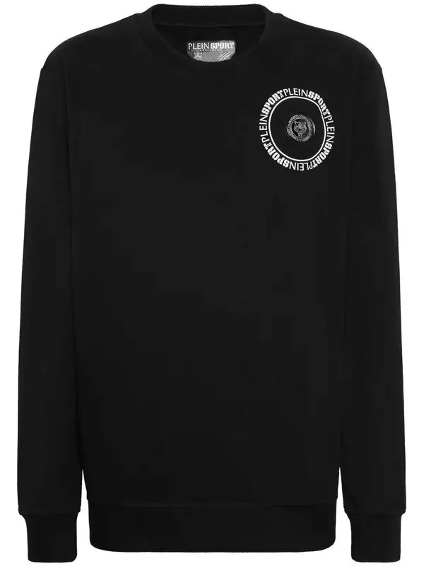 PLEIN SPORT Carbon Tiger Print Sweatshirt